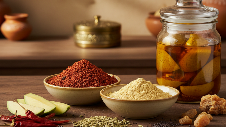 Aam Achar Masala Hing Powder Combo for Authentic Flavors - saptrishi ...